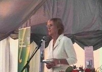 Lin Anderson : Driftnet : Book launch at Edinburgh Book Festival 2003